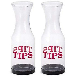 TableCraft #812 Tip Jar with Removable Anti Theft Bottom - Pack of 2 pcs