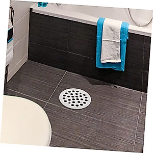 BUTIFULSIC 2pcs Round Floor Drain Cover Sink Stopper Sink Sewer Cover Shower Drain Cover Sewer Draining Stoppers Bathtub Drain Cover Stainless Steel Drain Strainer Floor Drain Stopper