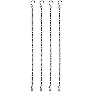 Foraineam 24 Pack 19.7 Inches Hanging Chains Garden Plant Hangers for Bird Feeders, Planters, Billboards, Lanterns and Ornaments