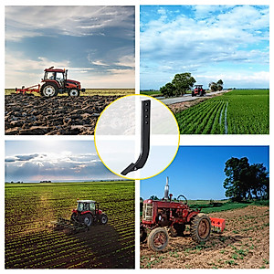 VEVOR Box Blade Shank, 18'' Scarifier Shank, 4 Holes Box Scraper Shank, Ripper Shank with Removable Tapered Teeth and Pins, Adjustable Shanks Assembly for Replacement, Digging, Plowing, 6PCS