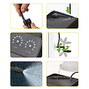 Exo Terra Monsoon Multi II, Reptile Terrarium Mister,Black