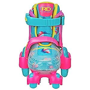 Roller Derby Fun Roll Adjustable Roller Skates for Beginners, Boys & Girls Medium (11-2)