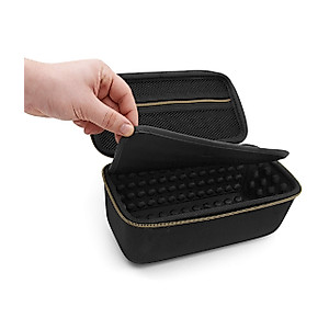 CASEMATIX Hair Clipper Barber Case Holds Clippers, Hair Buzzers, Trimmers, T Finisher Liner - Travel Case For Clippers, Stylist and Hair Cutting Supplies