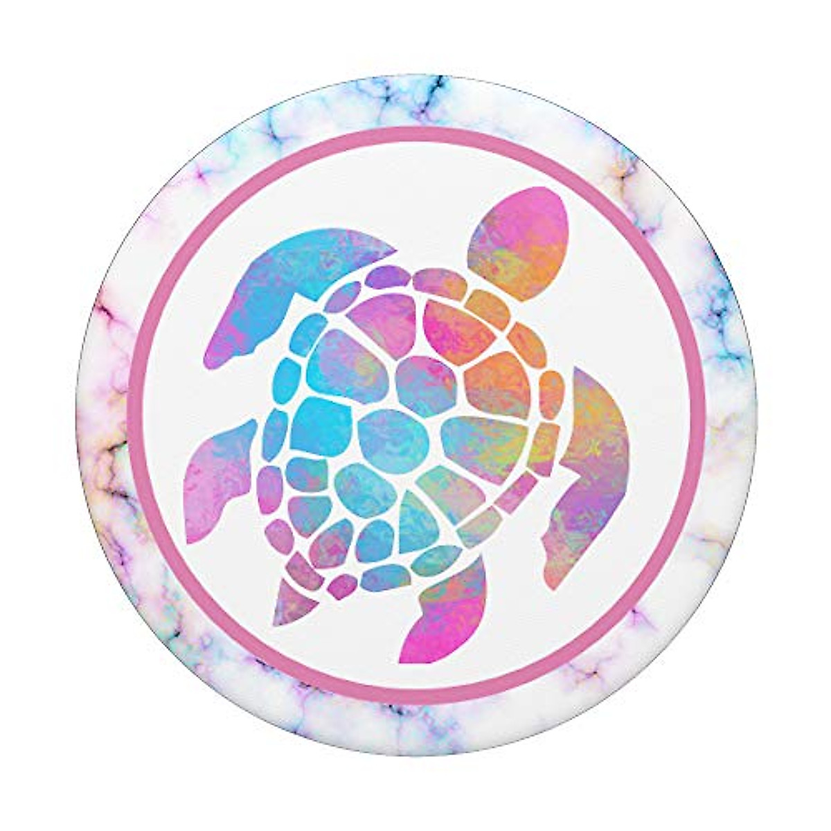 Rainbow Watercolor Sea Turtle PopSockets Swappable PopGrip