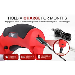 Sellere Electric Cutter for Cardboard Carpet Fabric with Carrying Case (Cordless Electric Cutter, Plastic, One Size)