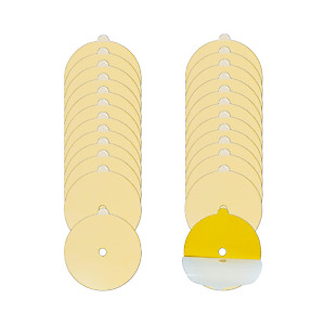 24 Pcs Flea Trap Refill Discs 5.4" Replacement Glue Boards with Hole for Flea Traps for Inside Your Home, Sticky Pads for Fleas, Bugs, Flies, Mosquitos, etc