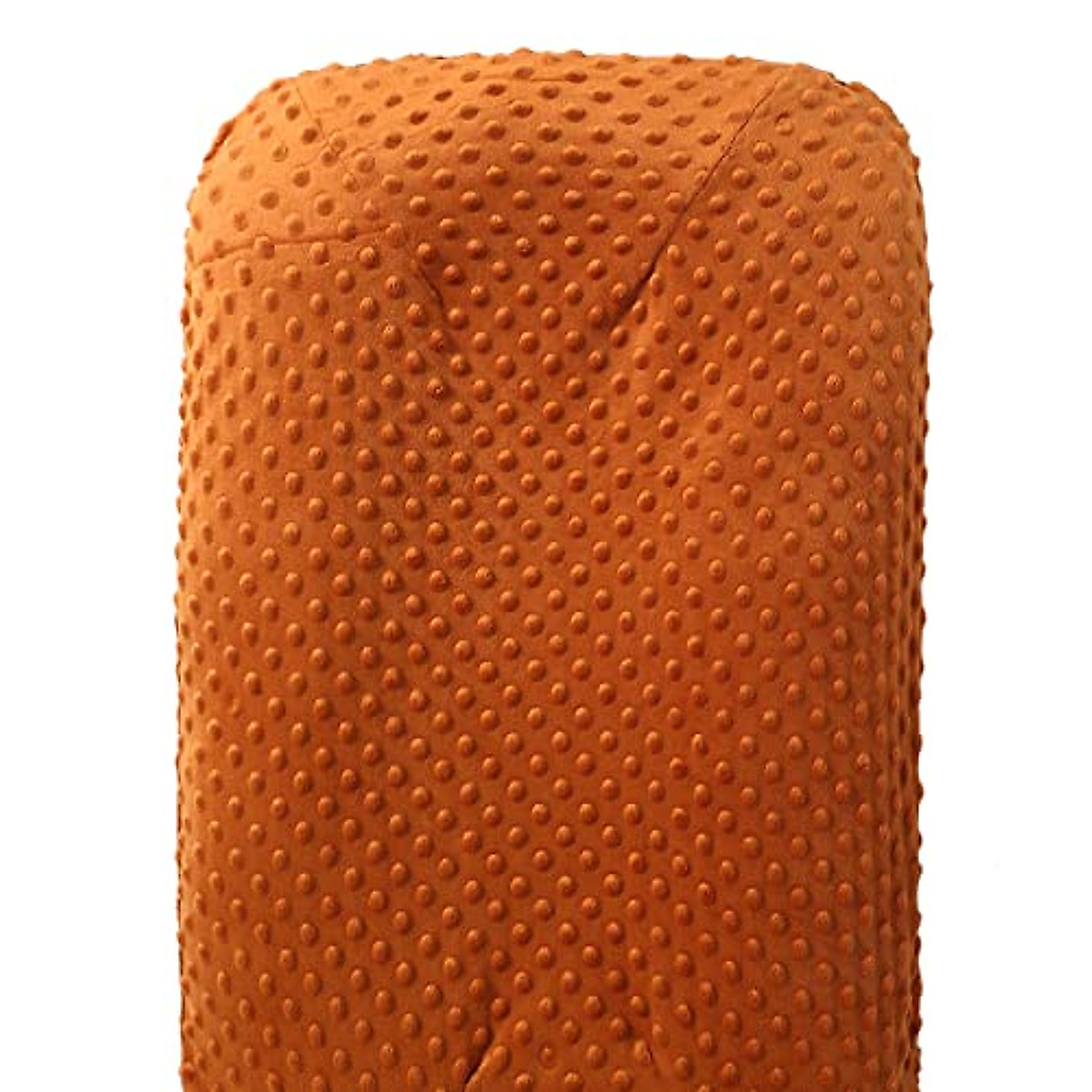 Newborn Lounger Cover, Minky Removable Slipcover for Baby Boy Girl Snugly Fits for 29 x 17 x 4 inches Infant Padded Lounger, Premium Quality Microfiber, Ultra Soft Comfortable (Pumpkin Spice)