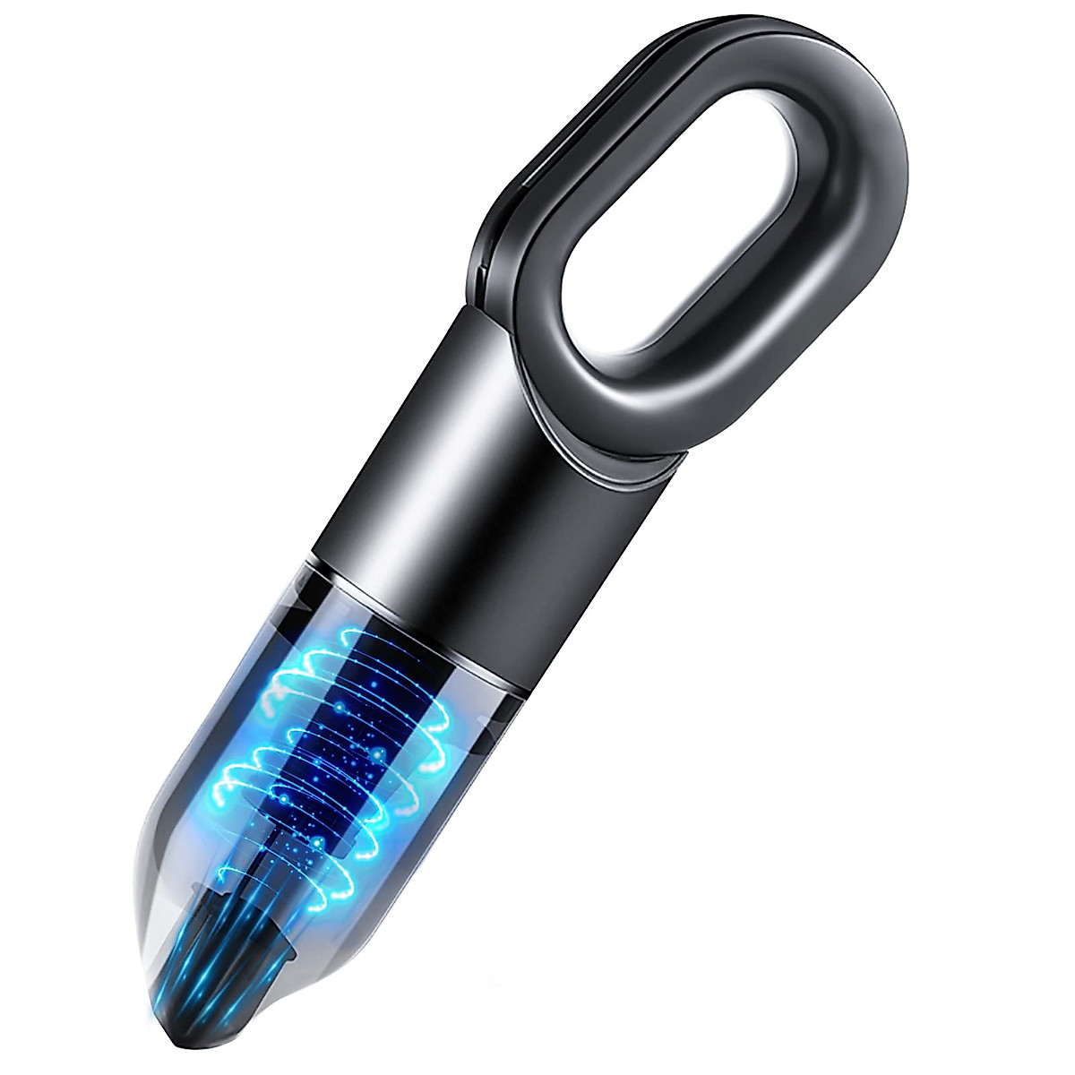 Portable Cordless Handheld Vacuum Cleaner, Farsaw 7000PA Strong Suction, 2 Speeds, 120W High Power, USB Charging, Wet Dry Car Vacuum Cleaner for Pet Hair, Home and Car Cleaning, Black