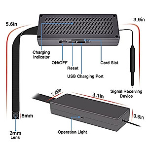 MITUUT Spy Camera Hidden Camera Nanny Cam, Mini Camera 4K Ultra HD with Wireless WiFi Camera, Portable Home Security Indoor Outdoor