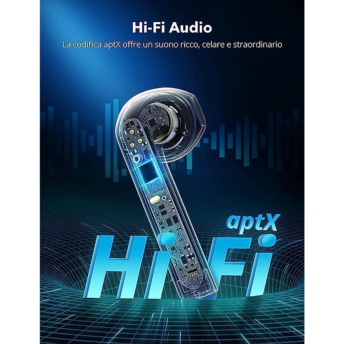 POCO, LLC Wireless Earbuds Bluetooth Headphones in-Ear Noise Cancelling Earbuds Stereo Sound, Deep Bass & with Charging Case Air Buds Pro Touch Control,for Sport