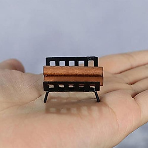 Gazechimp 1:12 Miniature Wood Firewood Rack Holder Cooking Tool Garden Decoration