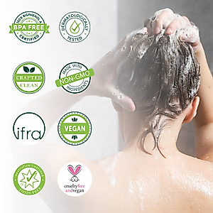 Anti Dandruff Shampoo - Sulfate-Free, Dry Scalp Soothing, Itchy Scalp Relief, Tea Tree Oil & Apple Cider Vinegar, Paraben Free Shampoo - Best Shampoo for Dandruff, Flakes, Itching & Scalp Care