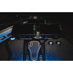 PROcise DEK-It Fish Finder Mounts for Boats, Dual Unit, Low Profile Deck Fish Finder Mount, Depth Finder Mount and Other Fishing Accessories, Marine-Grade Aluminum, Secure and Rust-Proof