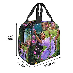 Gojo Satoru Pink Backpack, 3D Printing Mirabel Backpack Kids Backpack Lunch Bag Pencil Case Combination-3