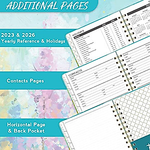 2023-2026 Monthly Planner/Calendar - 3 Year Monthly Planner 2023-2026, July 2023 - June 2026, 6.3" x 8.4", 36 Monthly Planner with Hardcover, Back Pocket with 30 Notes Pages & Tabs - Oil Painting