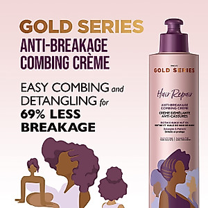 Pantene Gold Series Anti-Breakage Combing Crème with Biotin and Kukui Nut Oil, 9.1 fl oz