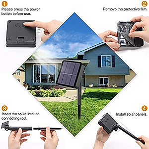 Solar String Lights Outdoor, 2Pack 240LED Total Solar Powered Fairy Lights 8 Modes Garden Copper Wire Waterproof Decoration Lighting for Tree Patio Christmas Camping Wedding Party(Warm White)