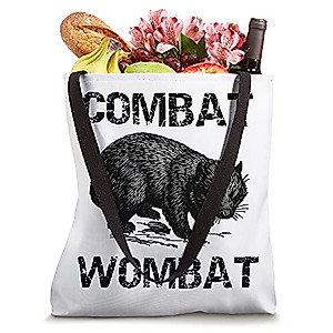 Funny Marsupial Combat Wombat Tote Bag