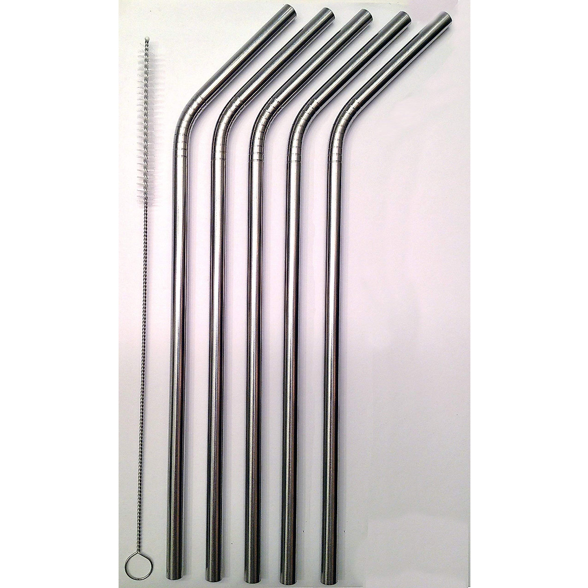 CocoDrill Coconut Opener Tool + 5 Reusable Straws -COMBO PACK - Stainless Steel Drinking - 1 metal straw + Cleaner - Eco Friendly, SAFE, NON-TOXIC