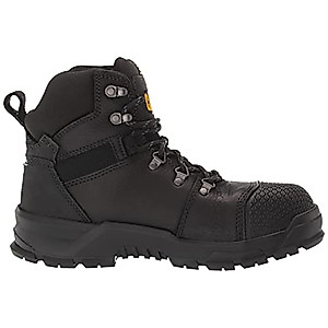 Caterpillar Men's Accomplice Steel Toe Waterproof Construction Boot, Black, 10.5