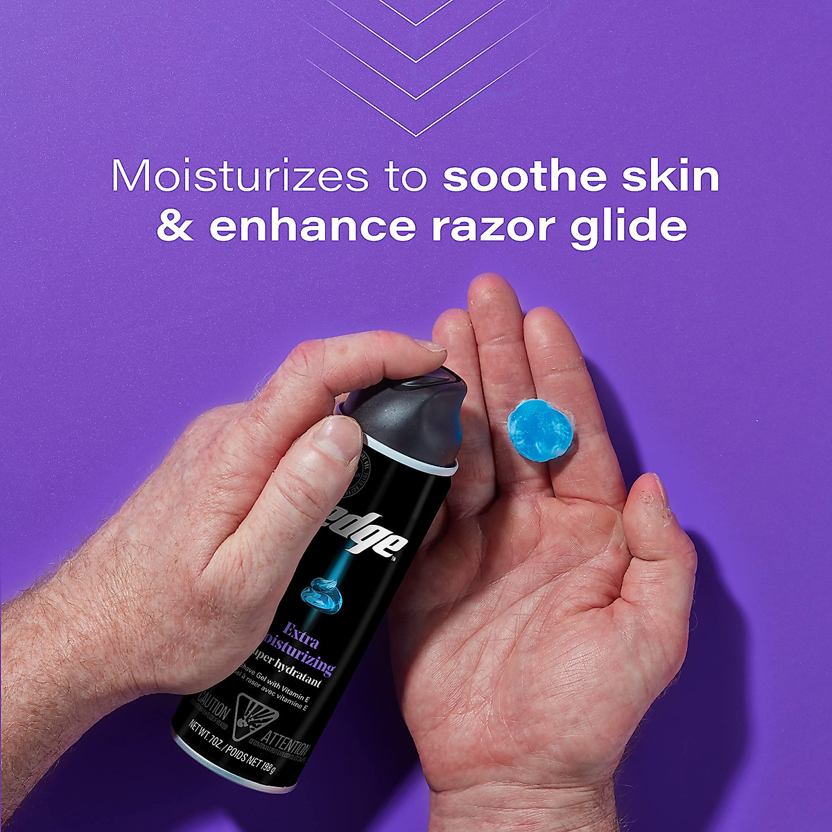 Edge Shave Gel for Men Extra Moisturizing Twin Pack - 7 Ounce
