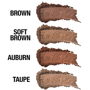 Palladio Brow Powder for Eyebrows, Soft and Natural Eyebrow Powder with Jojoba Oil & Shea Butter, Helps Enhance & Define Brows, Compact Size for Purse or Travel, Includes Applicator Brush, Taupe