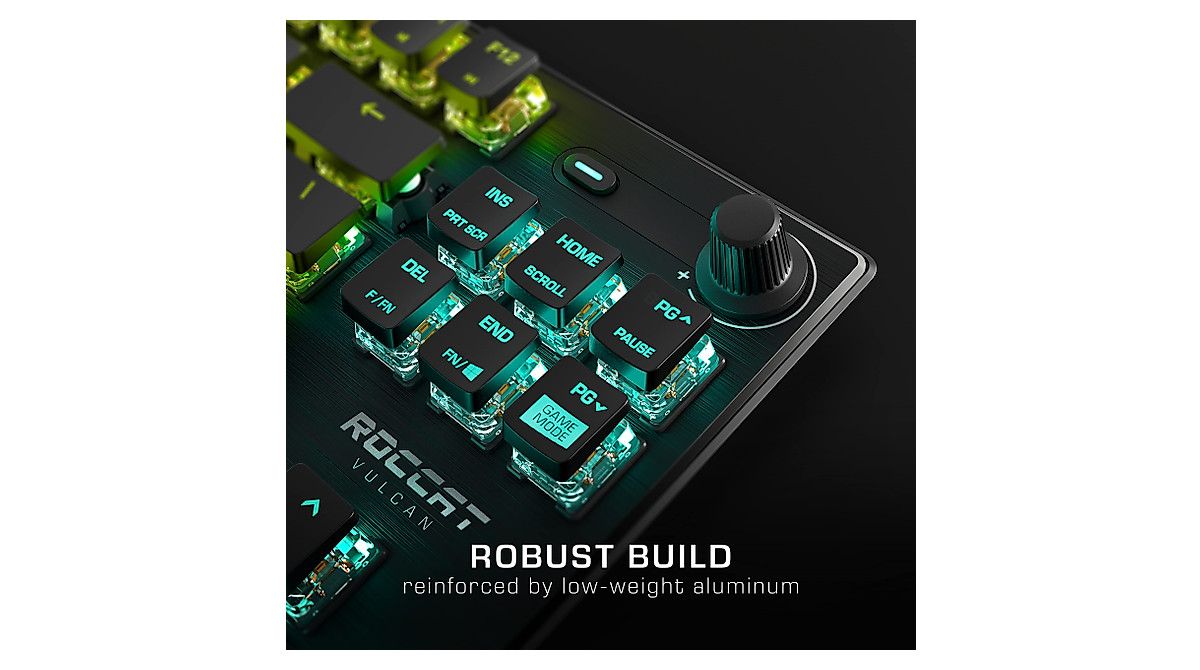 ROCCAT Vulcan TKL Mechanical Gaming Keyboard - Compact & Tactile