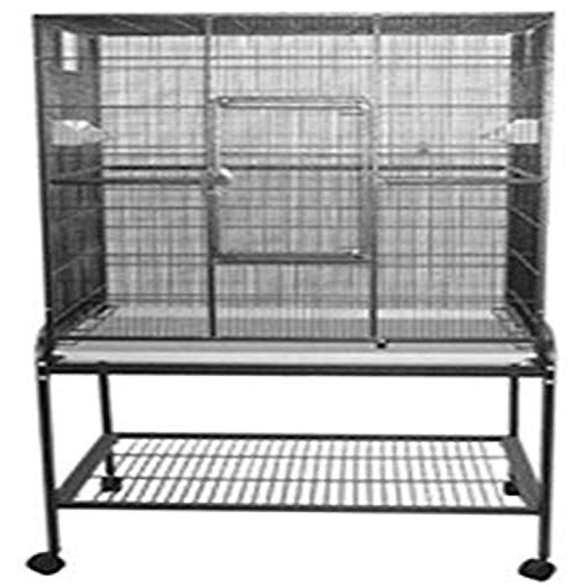 A&E Cage Co. Flight Cage & Stand, 32"x21", Blue