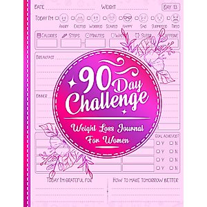 Weight Loss Journal for Women: Cute Food and Fitness Planner For Women | Funny Motivational Daily Food Calorie Counter Workout And Exercise Log Book ... You 12 Week Meal And Activity Fitness Tracker