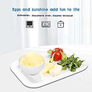 amHomel 10 Packs Porcelain Small Bowl Set for Ice Cream, Dessert, Small Side Dishes, Salad, Fruit, Dip (4.5 Inch, White, High Foot)