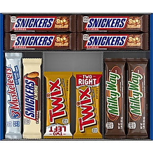 M&M Mars Chocolate Bar Variety Pack, 55 Ounce, 30 Count