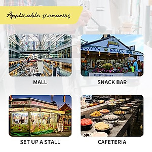 Vaseni Commercial Strange Shape Waffle Maker Machine, 4 PCS Non Stick Electric Waffle Iron, Hot Dog Baker, Waffle Iron Baking Machine, Pancake Maker, Waffle Ovens 1550W 110V