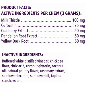 iHeartDogs Advanced Milk Thistle Liver Supplement for Dogs - Dog Liver Support with Milk Thistle, Turmeric Curcumin, Cranberry & Dandelion Root Extract