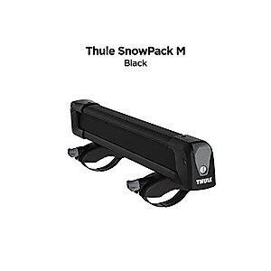 Thule SnowPack Ski/Snowboard Rack, Medium (4 Pr/2 Boards), Black