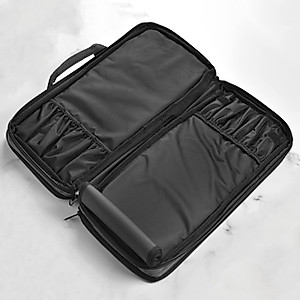 Enso Chef's Knife Bag - 18 Pocket, Canvas, Graphite Gray