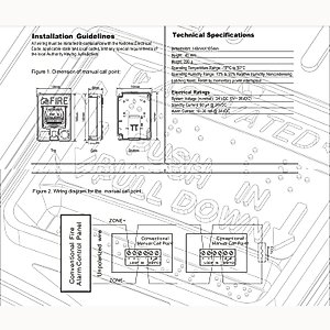 Tokatuker Emergency Alarm Station with Key Conventional Dual Action Manual Call Point Pull Fire Alarm Panic Button SOS Switch for Alarm Siren or Panel