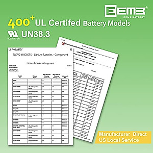 EEMB 5PCS LIR2450 Rechargeable Battery 3.7V Lithium-ion Coin Button Cell Batteries 120mAh