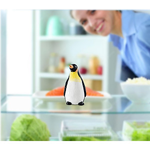 Penguin Baking Soda Holder For Fridge Ceramic Baking Soda Container For Fridge Cute Baking Soda Fridge Holder For Refrigerator Odor Eliminator, Fun Kitchen Gadgets, Baking-Soda Fridge Smell Remover