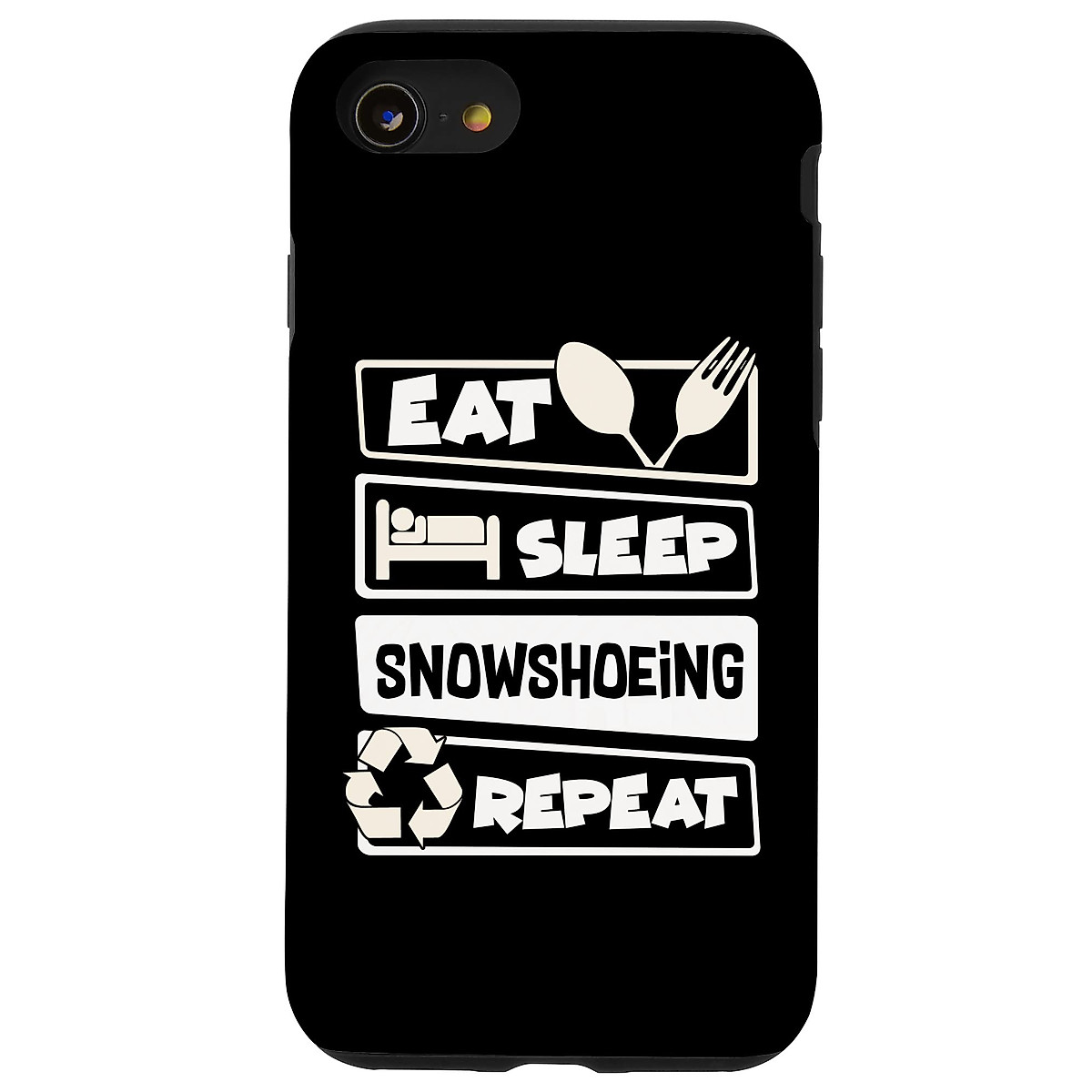 iPhone SE (2020) / 7 / 8 Snowshoeing Boots Snowshoes Hiking Shoes Trails Case