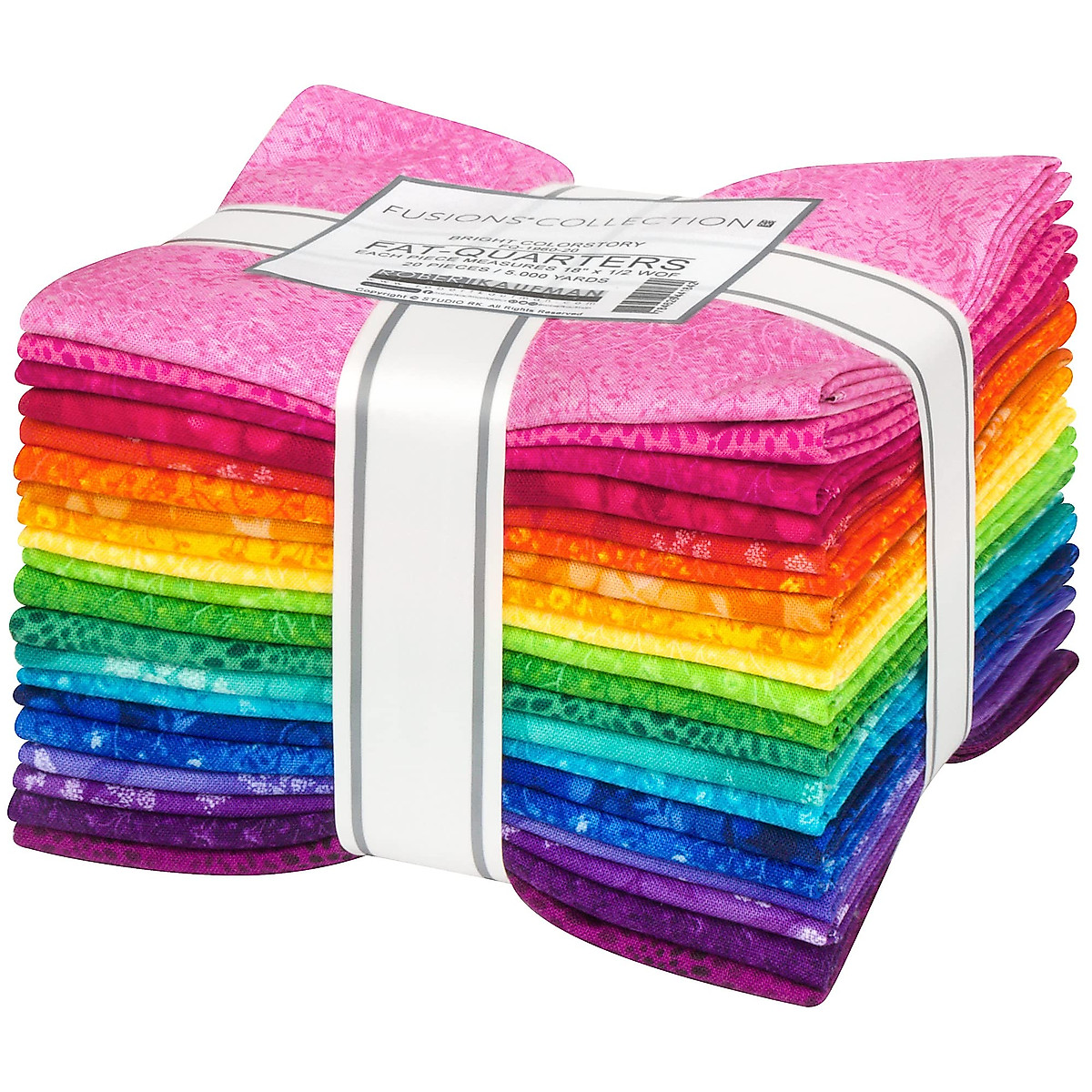 Fusions Bright 20 Fat Quarters Robert Kaufman Fabrics FQ-1960-20