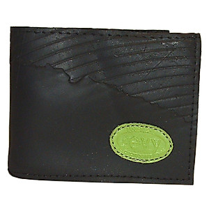 Recycled Rubber Tire Wallet with Logo - Fair Trade.