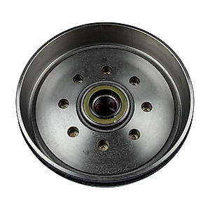 Lippert Replacement 12" Brake Drum Hub Assembly for RVs with 7,000-lb. Axle; 8 on 6.5" Bolt Pattern, 1/2" Studs; Fully Assembled with Bearing Cones, Seals, Grease, Limited 1-Year Warranty - 814203
