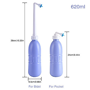 Handheld Bidet Sprayer, Portable Bidet Sprayer, Women Baby Shower Bidet Sprayer Cloth Diaper Spray Attachment for Toilet Bathroom Home Travel Use