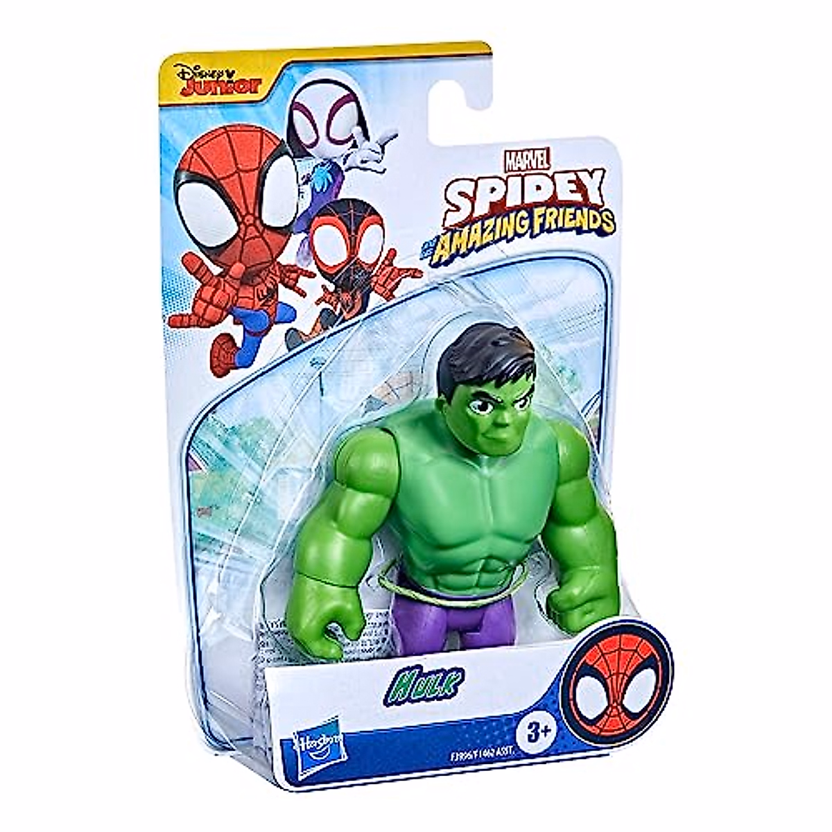 Spidey and his Amazing Friends Marvel Hulk Hero Action Figure, 4-Inch, Super Hero Toys, Christmas Stocking Stuffers for Kids, Ages 3+