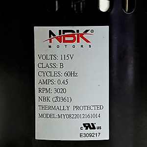 NBK Centrifugal Blower Motor Replacement for Dayton 1TDP3 4C443 Fasco 50748-D500