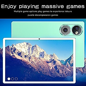 High Configuration 10.1inch Tablet, 4+32G Ultra-Thin HD Display (2.4G/5G WiFi, 256G), Android Tablet, Learning Game Video Office Tablet, Dual SIM Communication,Gift for Friends