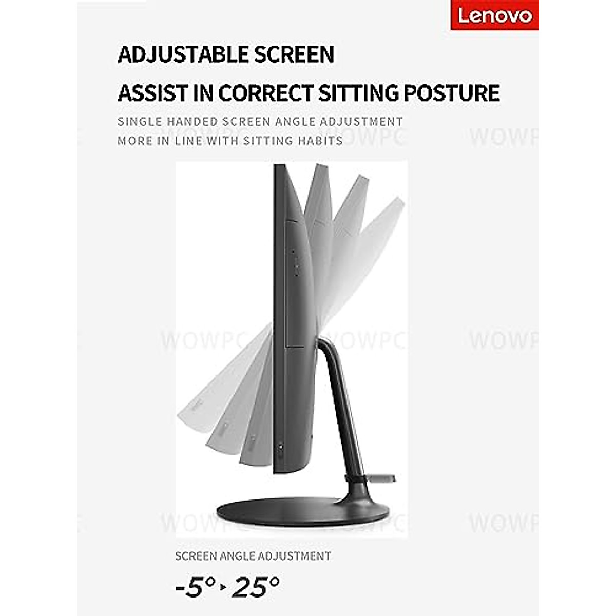 Lenovo All-in-One Business Desktop, 19.5” HD+ Display AIO, 16GB RAM, 256GB SSD + 1TB HDD, Intel Dual-Core Processor, DVD-RW, Wi-Fi, Webcam, HDMI, Wired Keyboard & Mouse, Windows 11 Pro