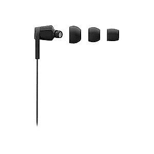 Belkin SoundForm Headphones - Wired In-Ear Earphones With Microphone- iPhone Headphones - Apple Wired Earbuds For iPhones & iPads With Lightning Connector (Black)