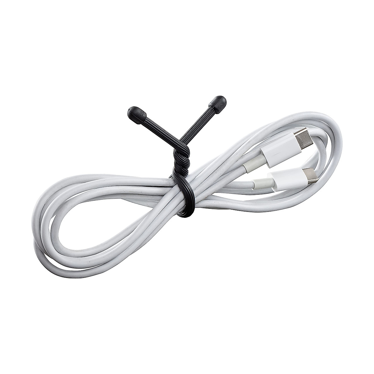 Nite Ize GT6-2PK-01 Original Gear Rubber Twist Tie, 2 Count (Pack of 1), Black