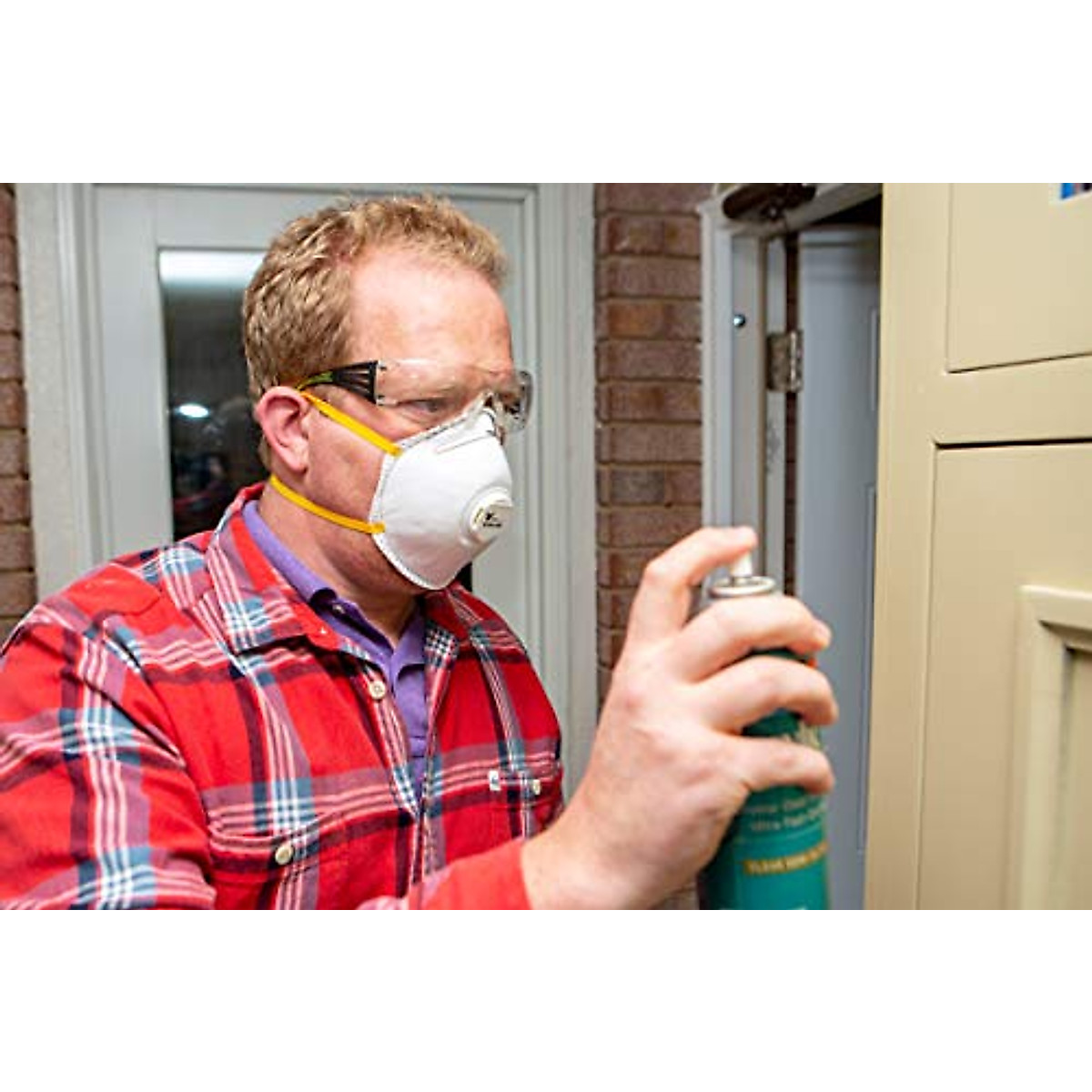9116 Particulate Respirator Dust Mask with Valve, Two-Strap Cup Style Design, Lightweight with Cushioning Nose Foam, NIOSH Approved 10 Masks